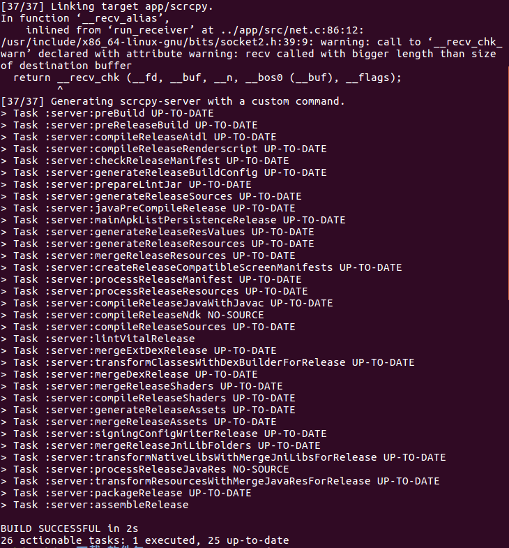 ubuntu16.04 build failed · Issue #596 · Genymobile/scrcpy · GitHub