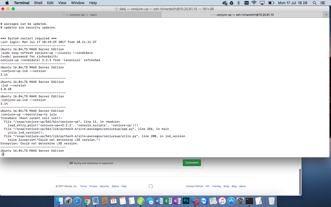 conjure-up localhost unable to locate liblxc.so.1 · Issue #955 · conjure-up/conjure-up · GitHub
