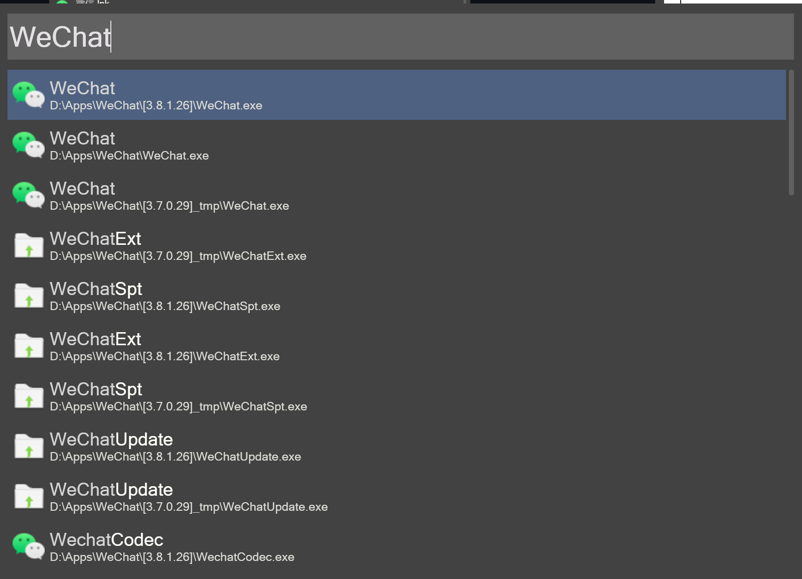 搜索不到微信 · Issue #3803 · Wox-launcher/Wox · GitHub