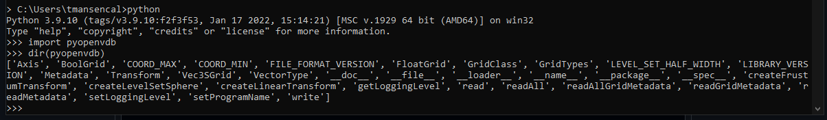 ImportError: DLL load failed while importing imath in Python 3.9 · Issue #238 ...
