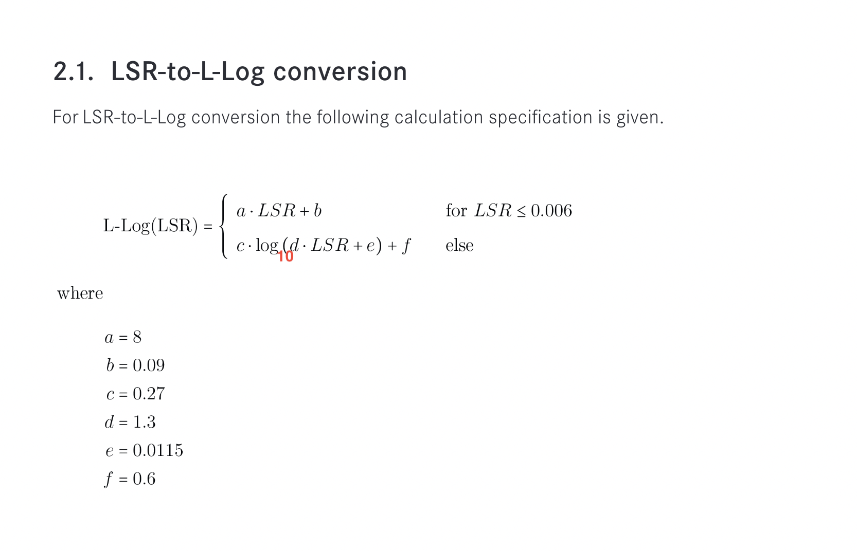 [FEATURE]: Implement support for "Leica L-Log" log encoding curve ...