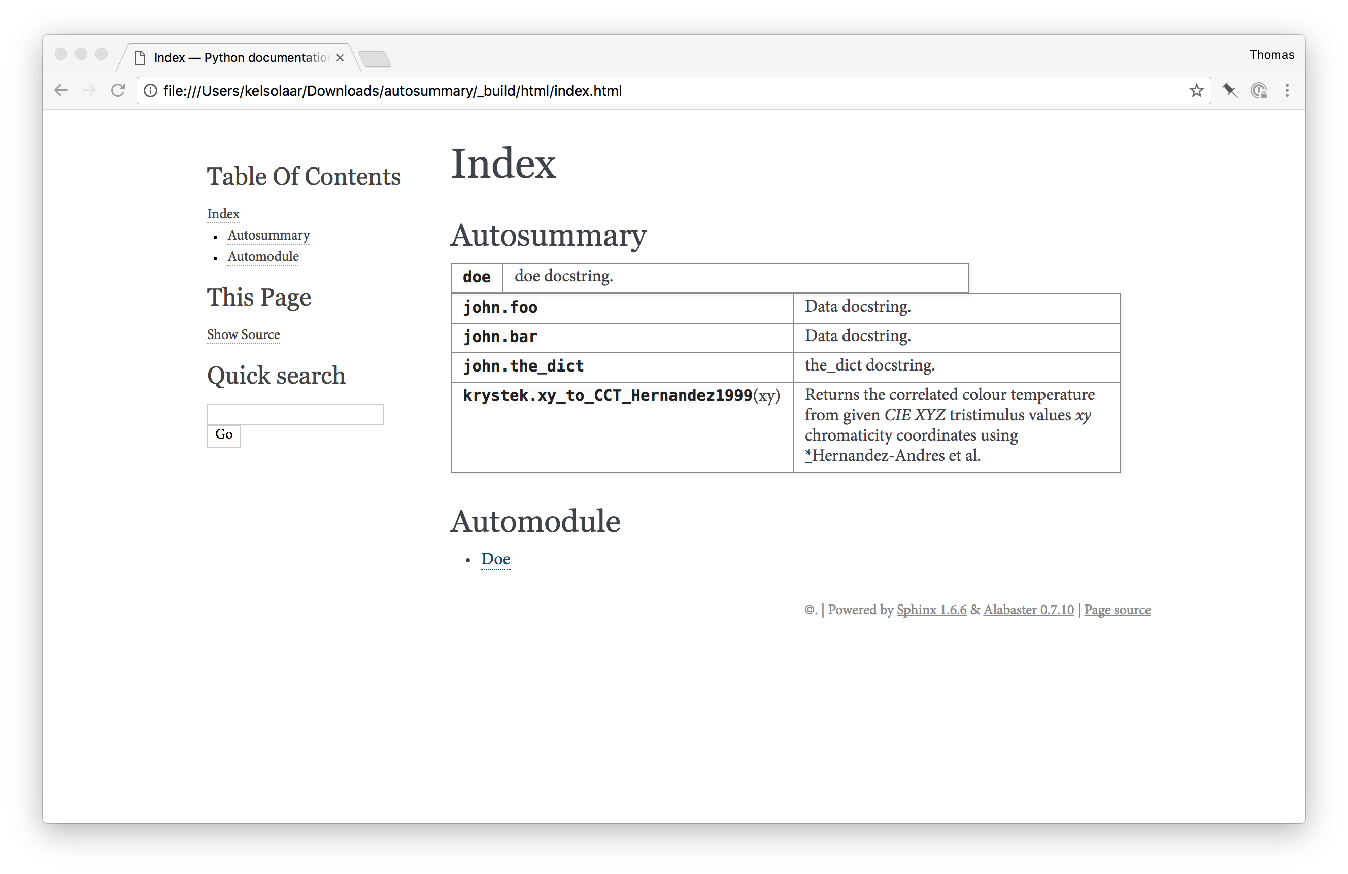 Incorrect End Of Line Punctuation Detection With Autosummary · Issue 