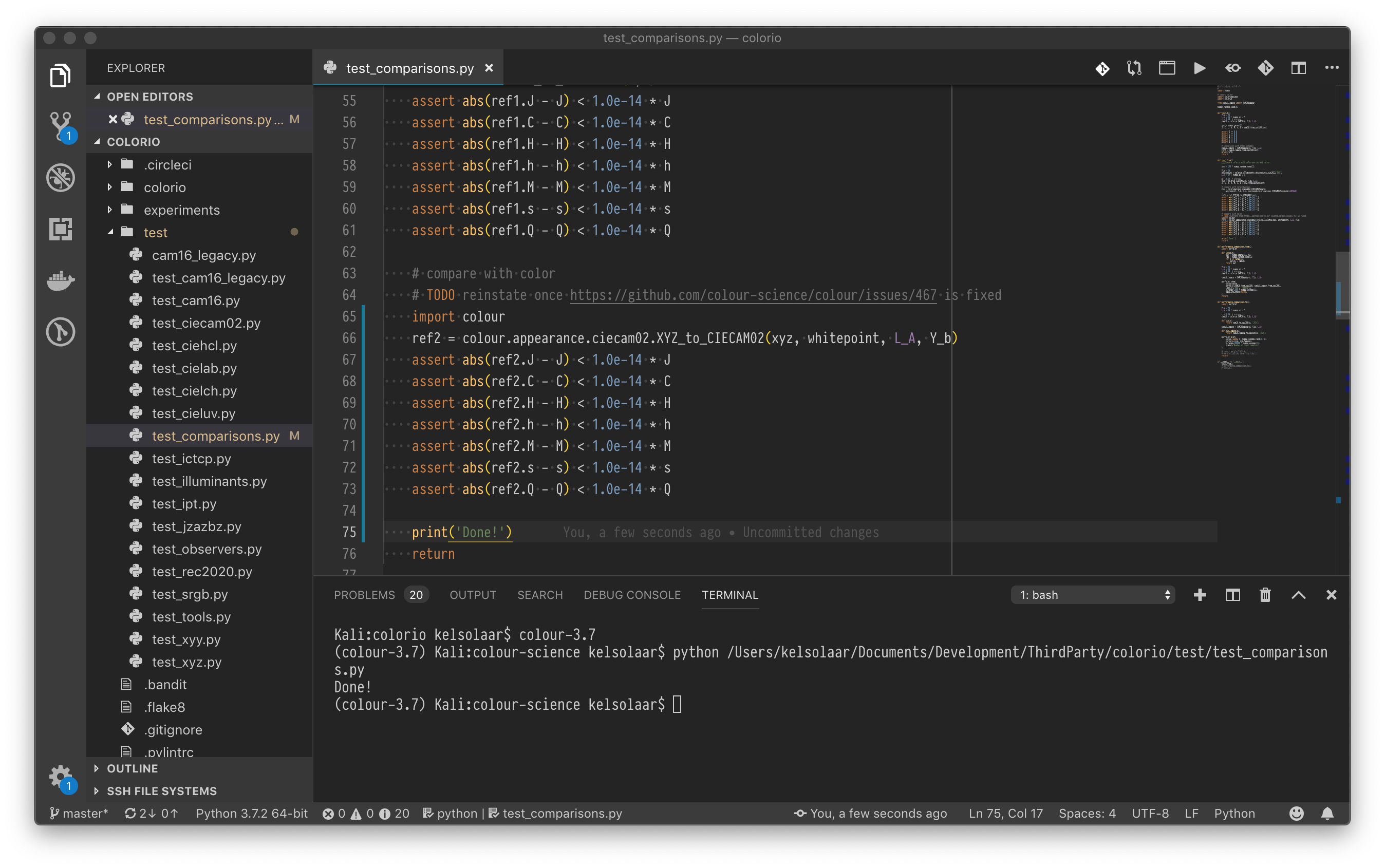Fix regressions introduced to "CIECAM02" and "CAM16" implementations by ...