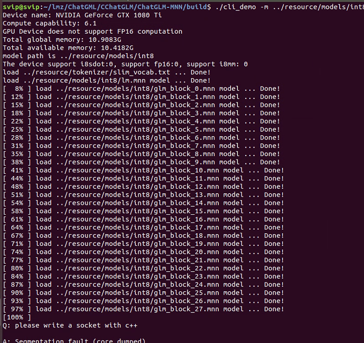Sementation Fault · Issue 96 · Wangzhaode Mnn Llm · Github