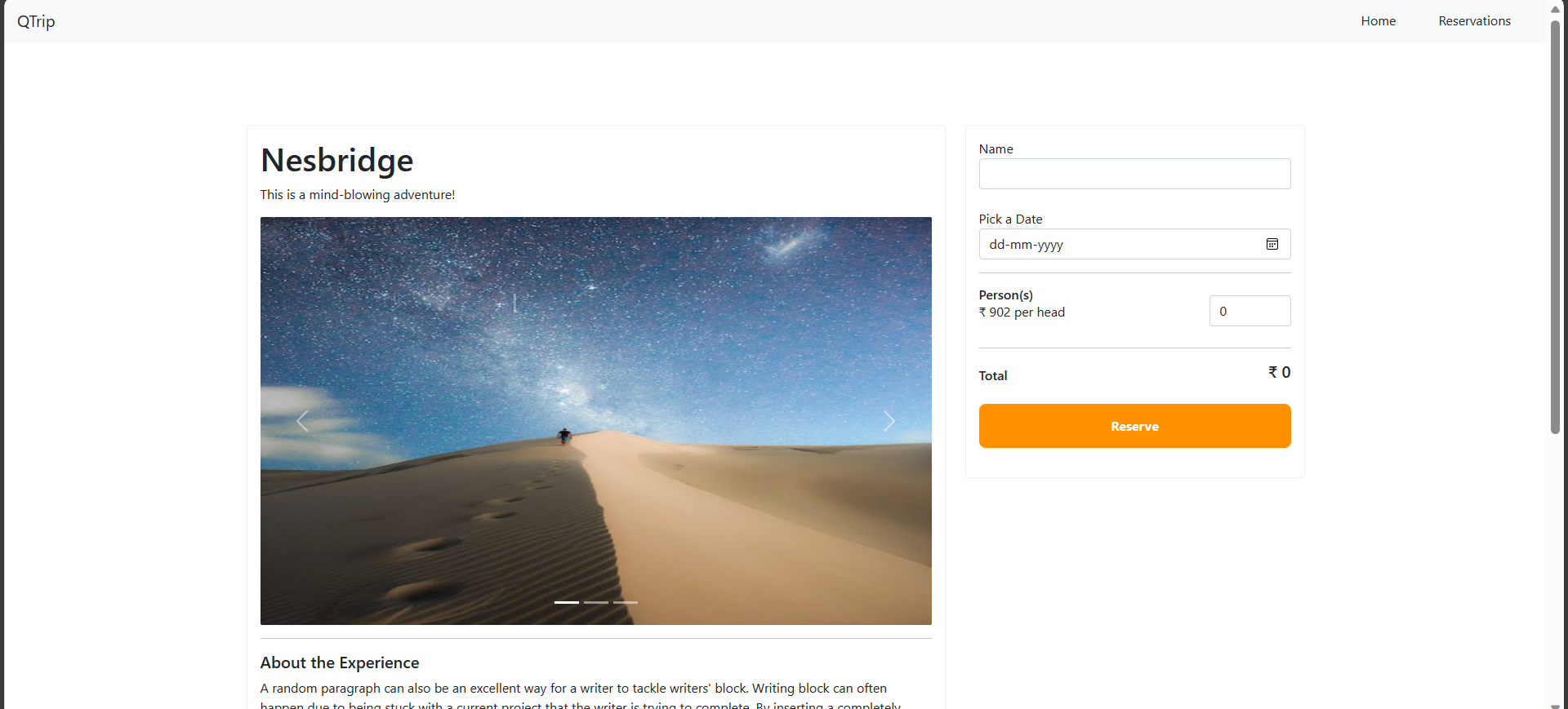 GitHub - AshishM22/QTrip: Travel Vista is a dynamic travel booking website designed to inspire ...