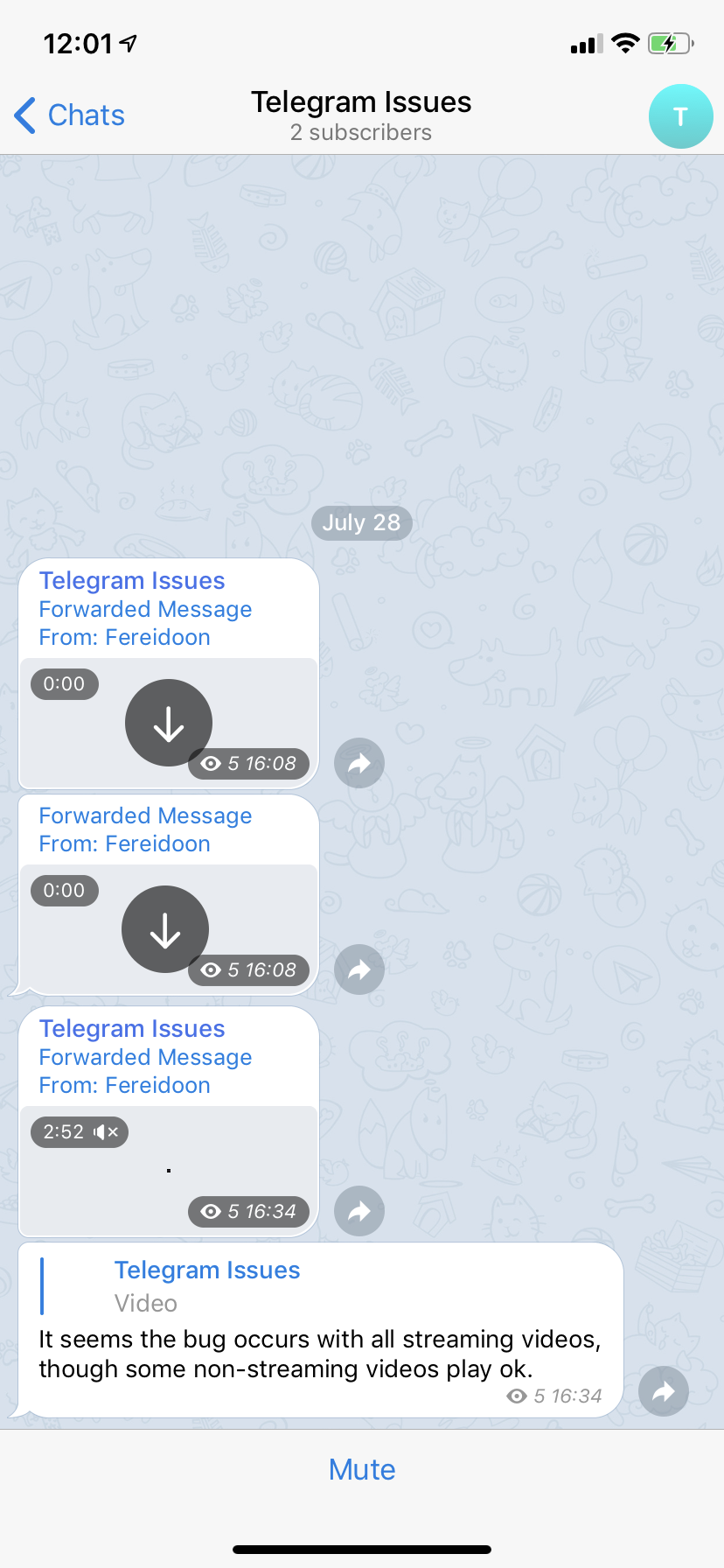 Critical bug in video playback · Issue #99 · TelegramMessenger/Telegram-iOS · GitHub