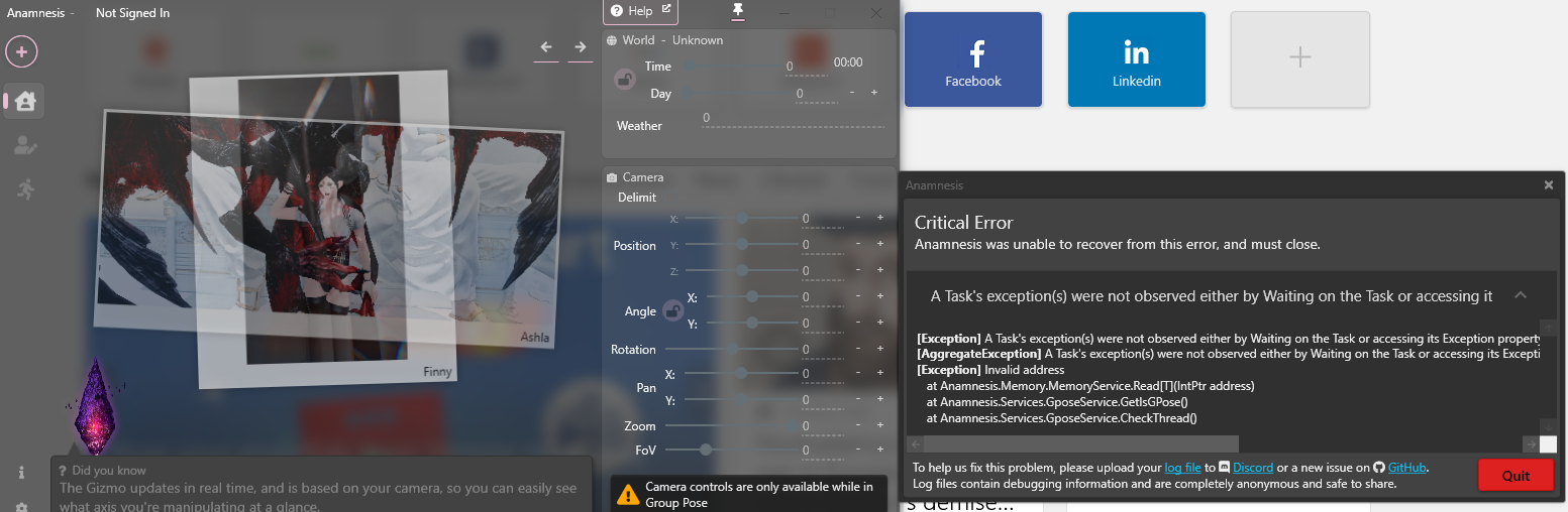 "Critical Error" · Issue #872 · imchillin/Anamnesis · GitHub