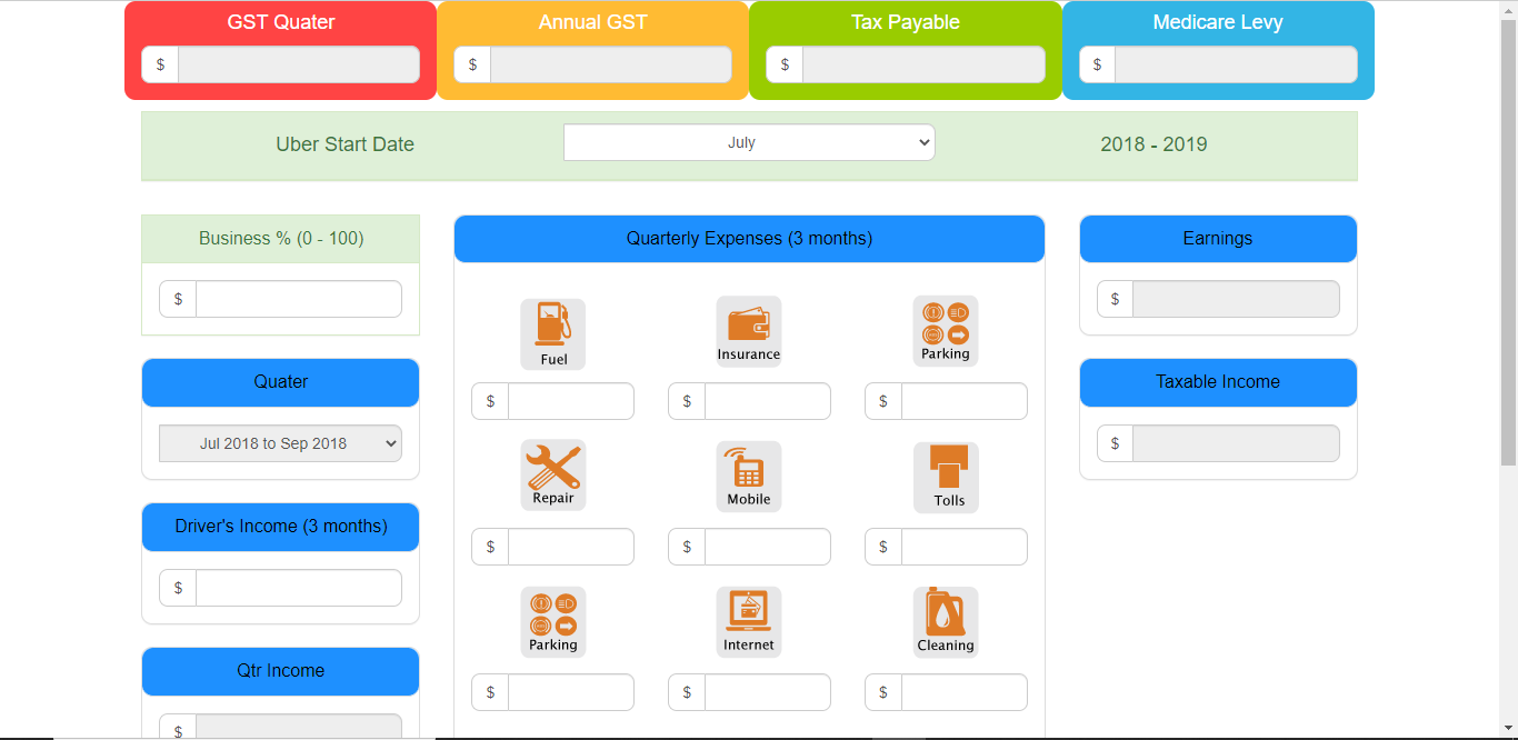 GitHub - oztechsoft/uber-gst-calculator: Advance Uber GST calculator ...