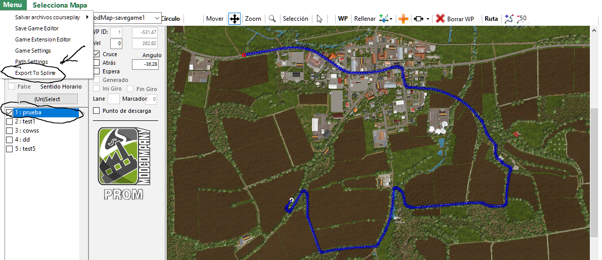 WIP Courseplay editor for Fs19. New feature realheightatworld y ...