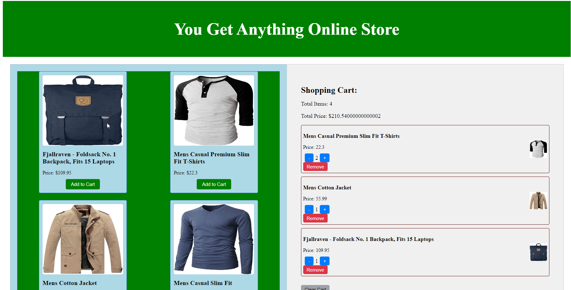 GitHub - RBocibo/storefront