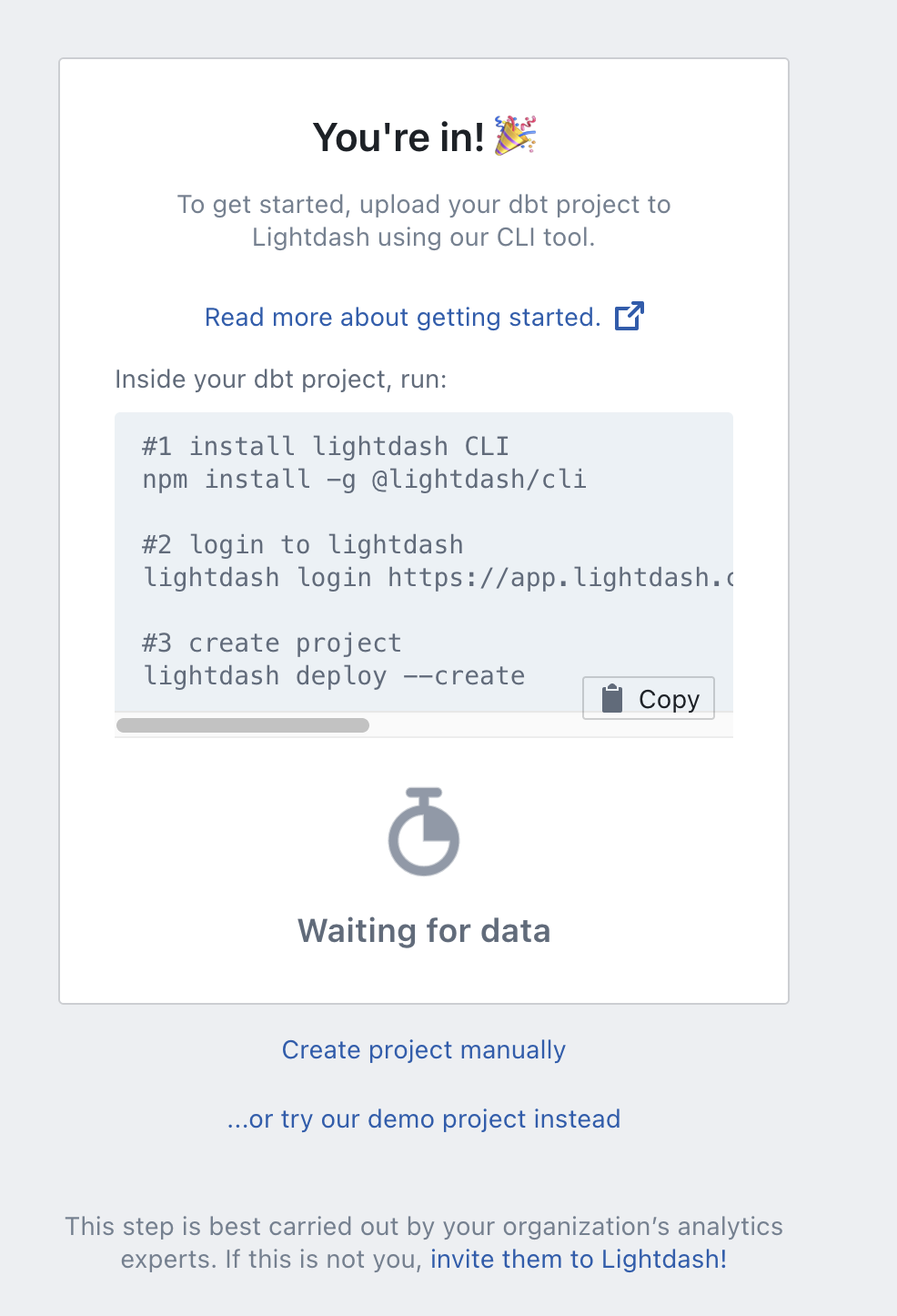 It's not obvious that you need npm on createProject/cli · Issue #3445 · lightdash/lightdash · GitHub