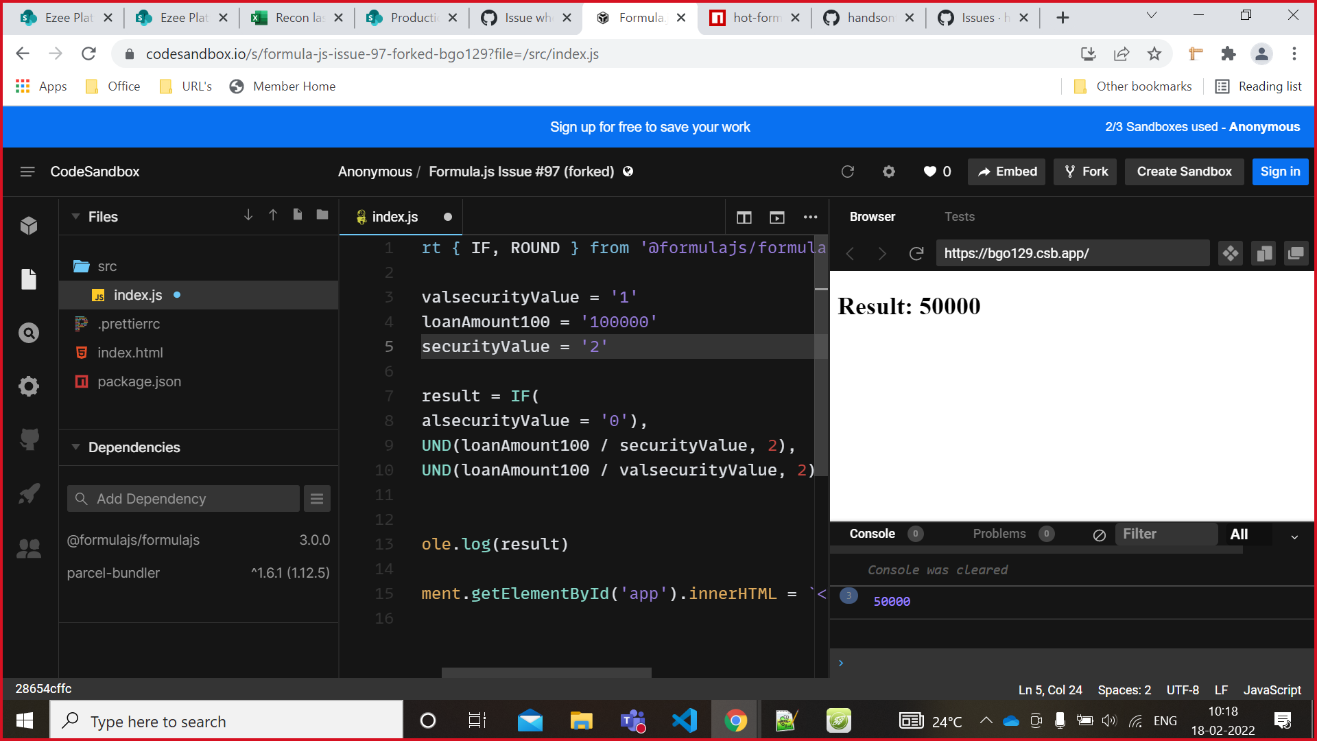 Issue when we divide the variable inside the IF function · Issue #97 ...