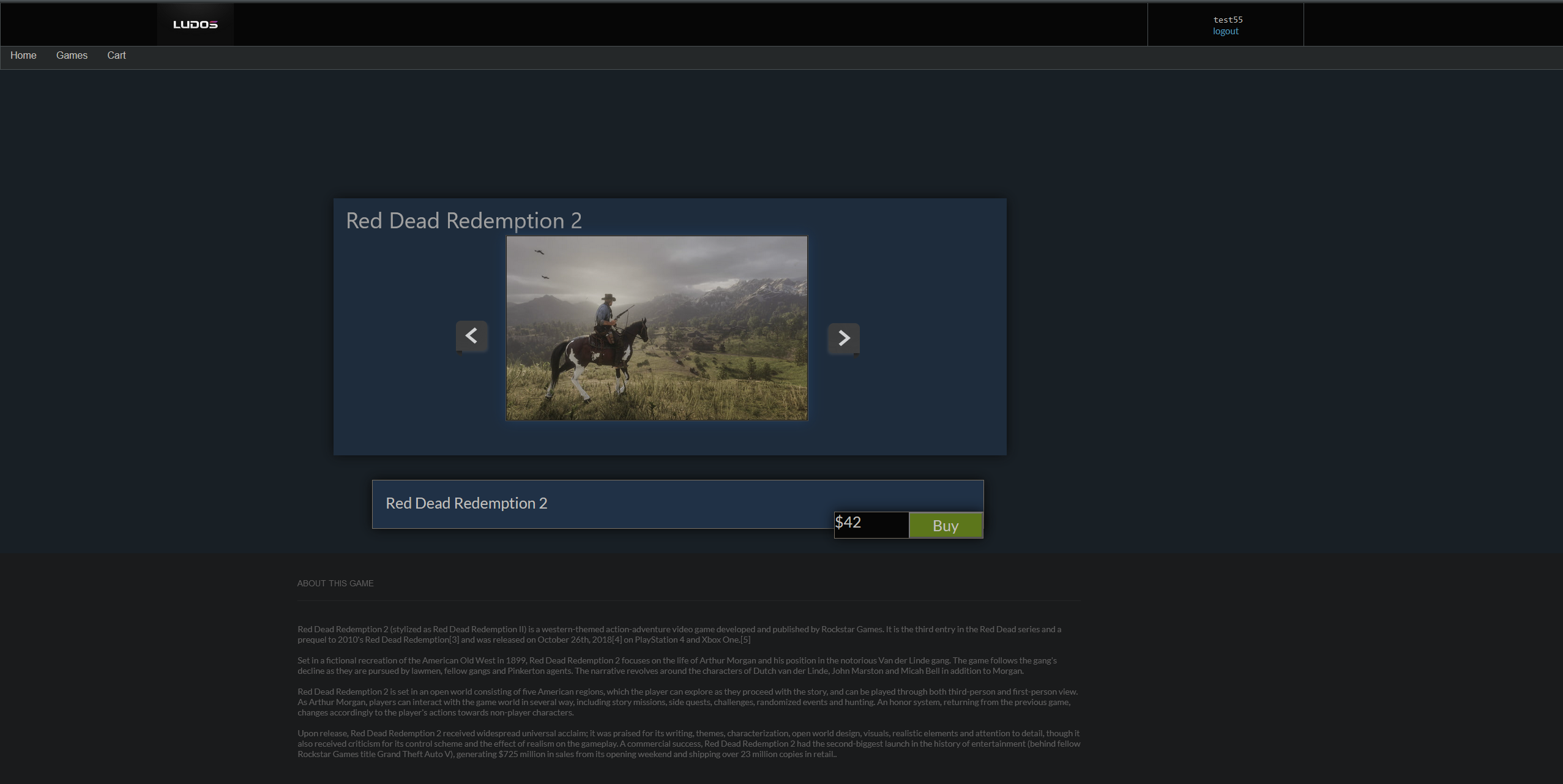 GitHub - RuseCristian/GameStoreSite: An online game store I had ...