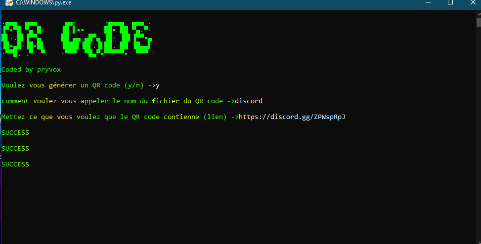 Github Pryvoxx Qrcode Py