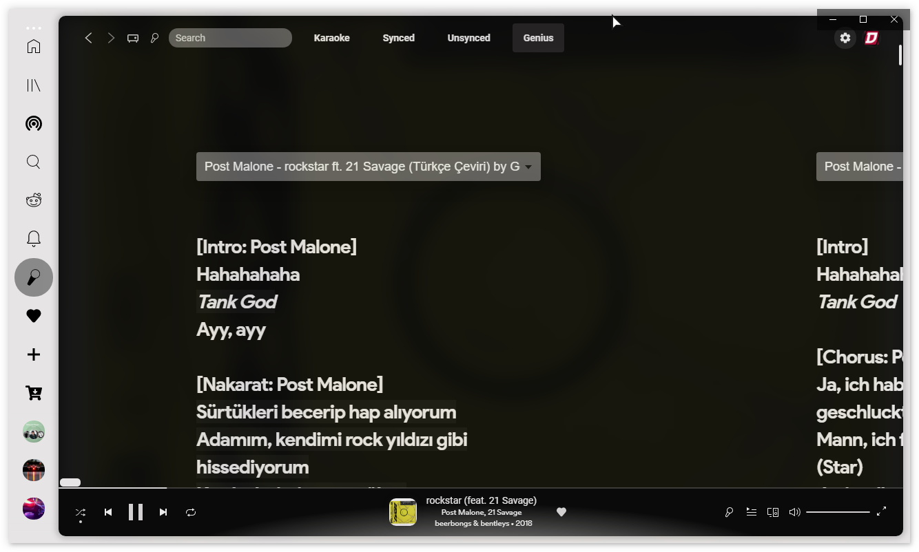 LyricsPlus Genius - Twin Lyrics-Page Issue · Issue #1443 · spicetify/cli · GitHub
