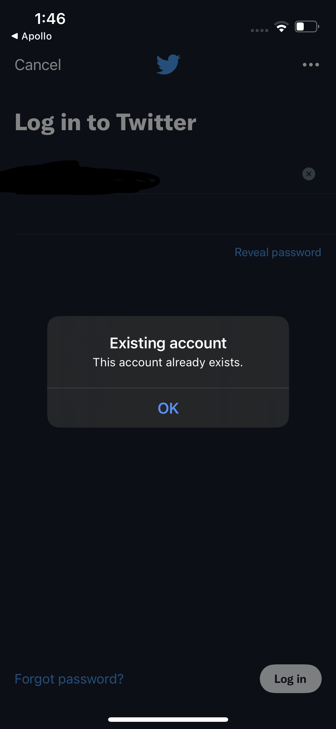 Cannot open twitter links, forced to login screen which then errors out ...