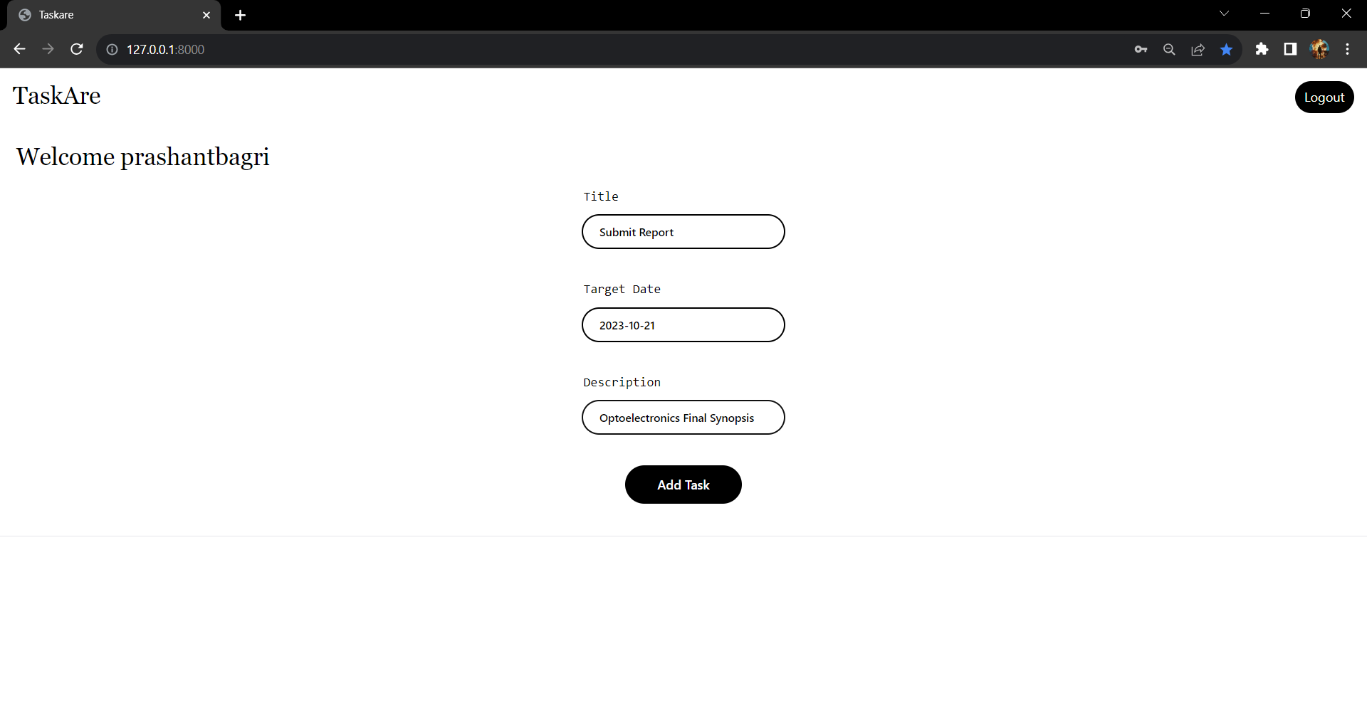 GitHub - PrashantBagri/TaskAre-Django-App: This is a Task Management web app developed entirely ...