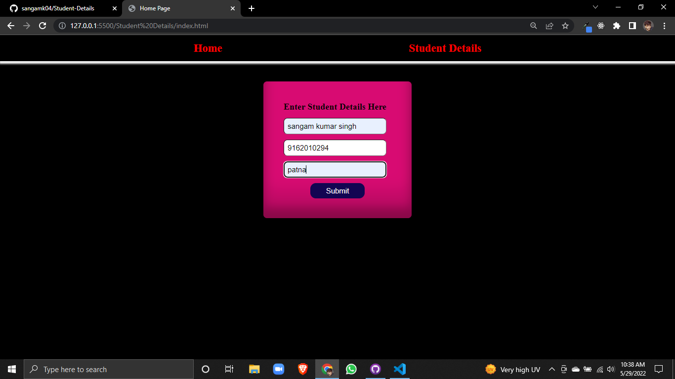 GitHub - sangamk04/Student-Details: It's a Student Details App When the ...