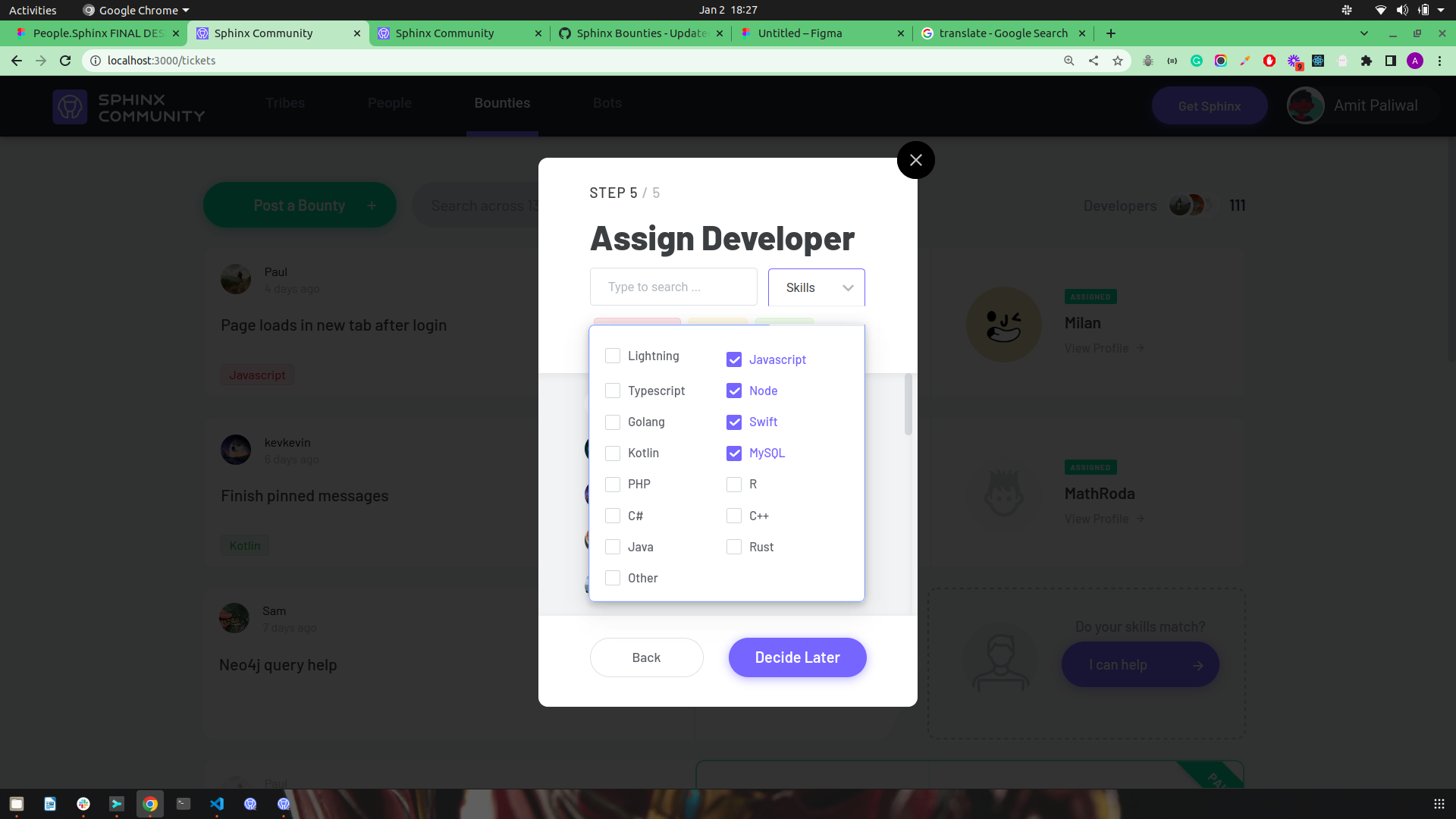 Sphinx Bounties - Updated Bounty Creation Wizard · Issue #393 · stakwork/sphinx-tribes · GitHub