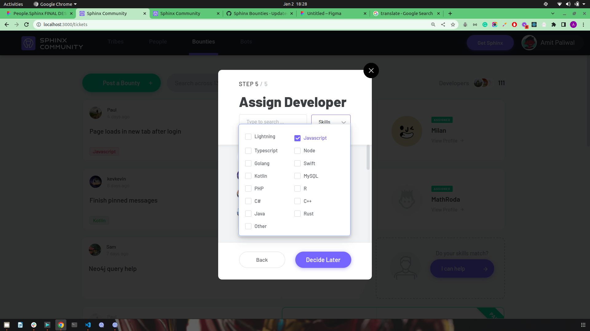 Sphinx Bounties - Updated Bounty Creation Wizard · Issue #393 · stakwork/sphinx-tribes · GitHub