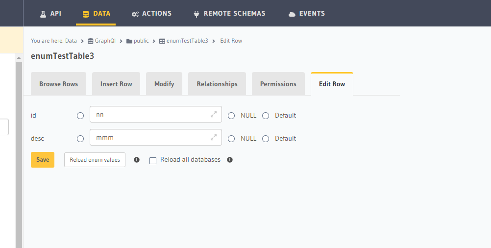Console The Styling Of The Data Table View And Edit Row Sections Needs An Improvement · Issue