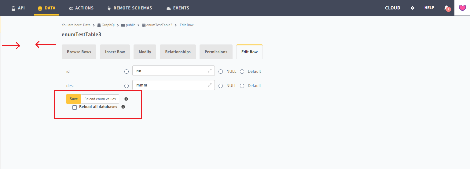 Console: The styling of the data table view and edit row sections needs an improvement · Issue ...