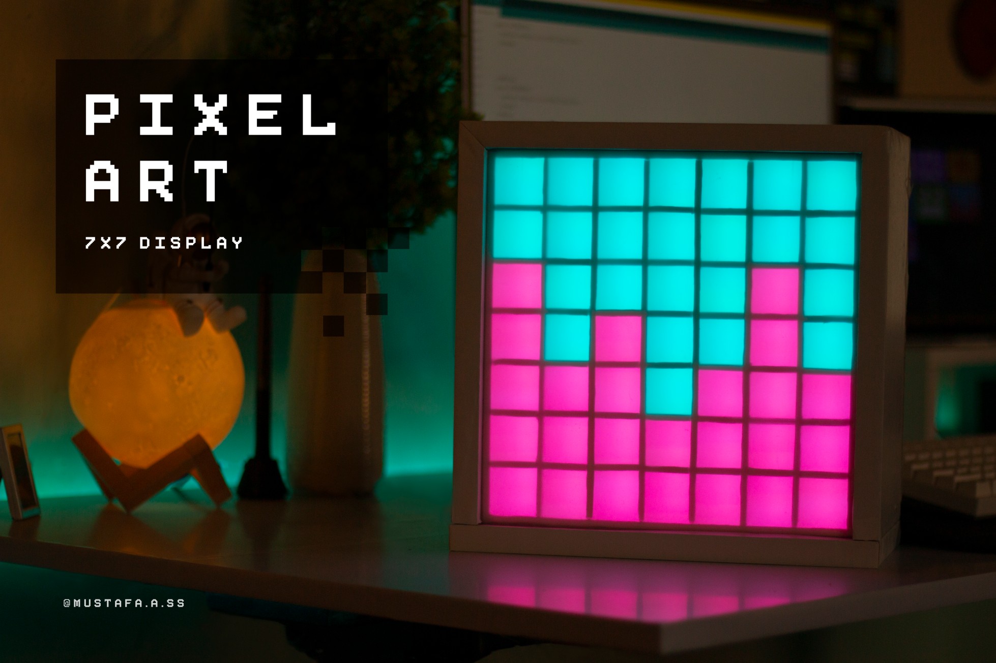 GitHub - awafa116/Pixel-Display: this is an Arduino project, a 7x7 led ...