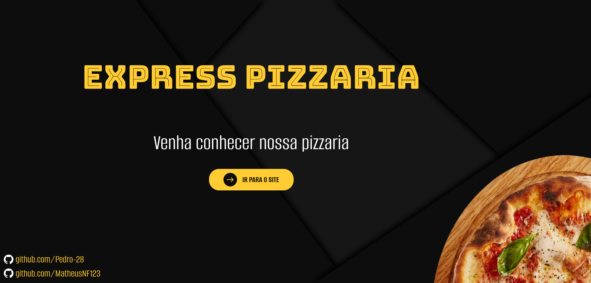GitHub - MatheusNF123/express-pizzaria: Este é um projeto fullstack de uma pizzaria fictícia que ...