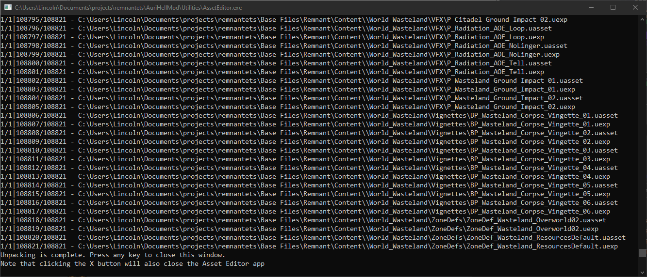 Basic Modding - RemnantETS/AuriHellMod GitHub Wiki