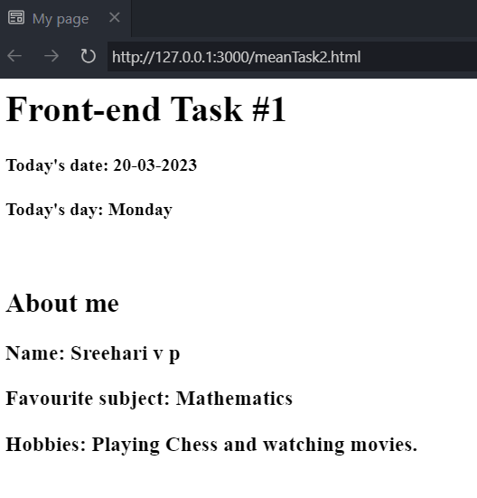 Task - HTML - Basics · akash-coded mern · Discussion #8 · GitHub