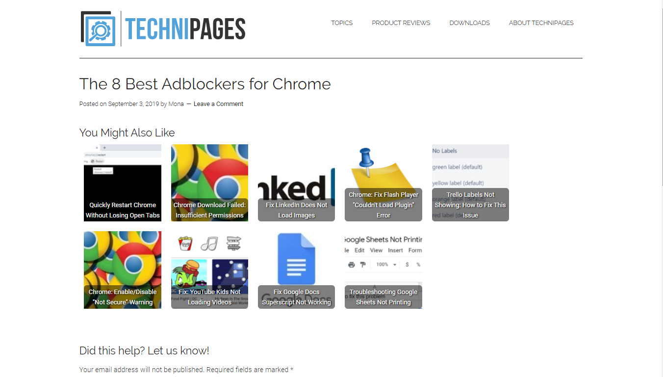technipages.com: breakage · Issue #12523 · uBlockOrigin/uAssets · GitHub