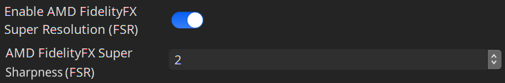 AMD FidelityFX SuperResolution (FSR) Sharpness · Issue #4465 · lutris/lutris · GitHub