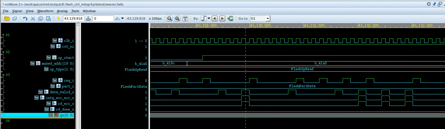 [flash_ctrl] err_code.rd_err doesn't capture intg error in the middle of transaction · Issue ...