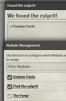 [Bug]: Warnings, and potential Foundry crash · Issue #19 · arcanistzed/custom-fonts · GitHub