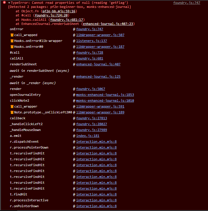 [BUG] Journal Error · Issue #488 · ironmonk108/monks-enhanced-journal · GitHub