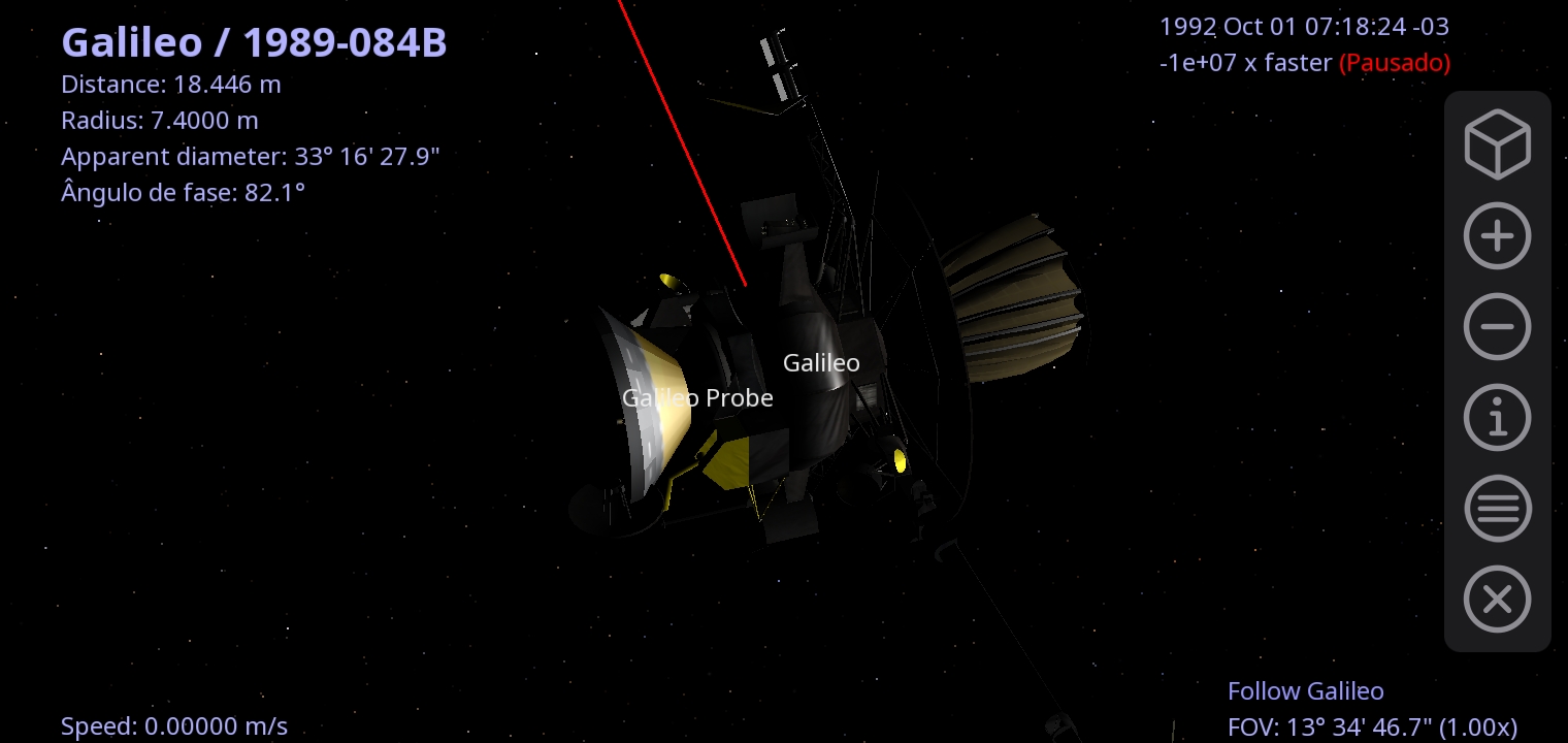 Incorrectly positioned atmospheric probe for Galileo and wrong ...