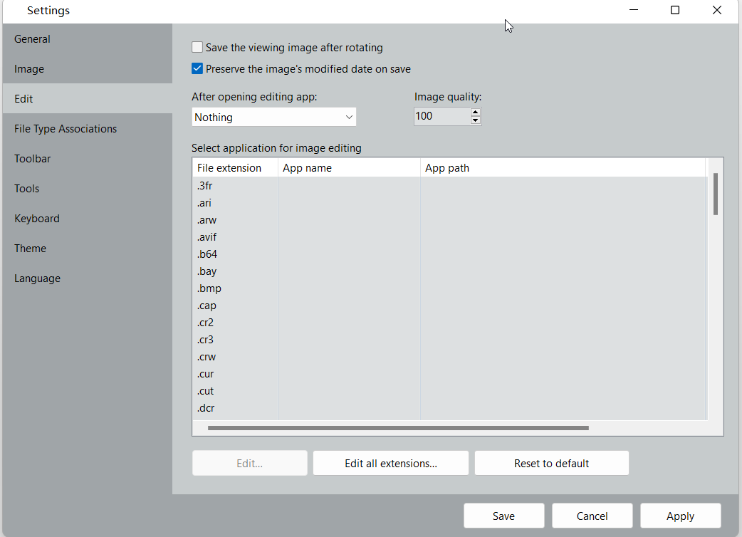 Edit ----associate photo editing site · Issue #1347 · d2phap/ImageGlass · GitHub
