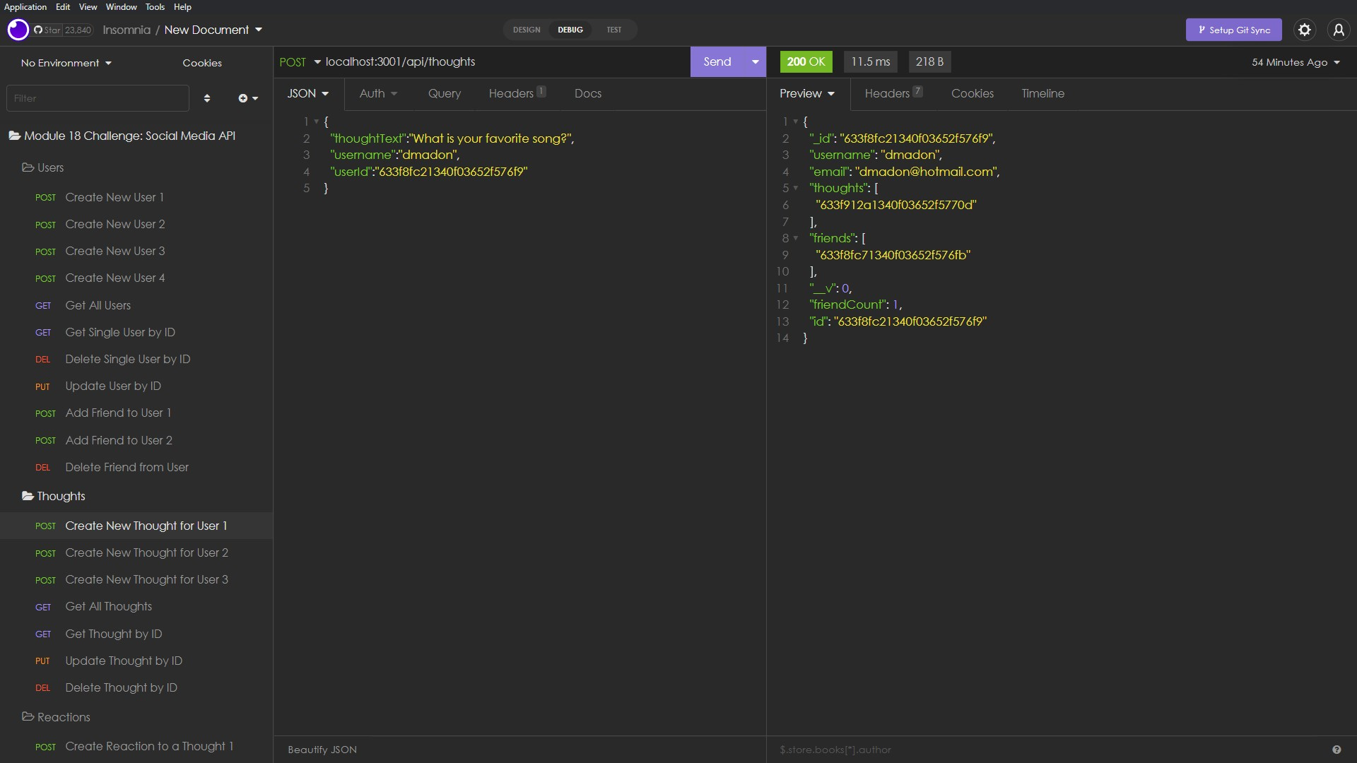 GitHub - dmadon/social-media-api