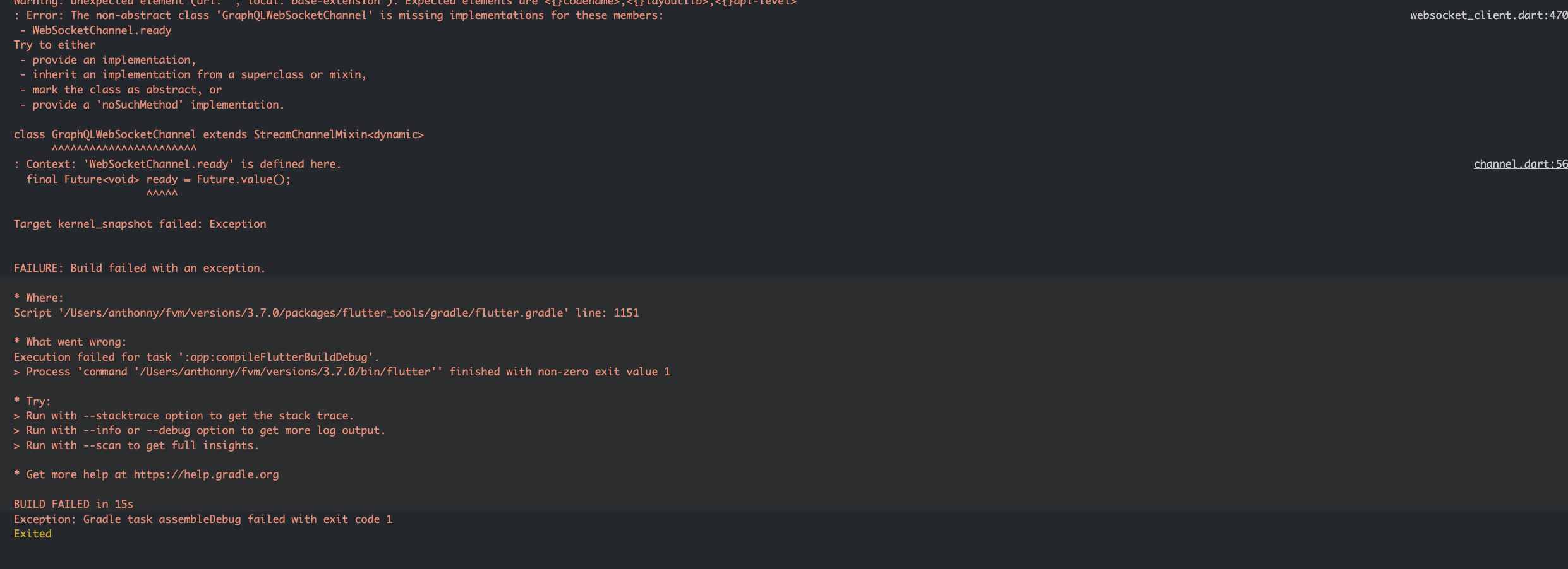 Got an error while building the app using lib · Issue #1 · WalletConnect/WalletConnectFlutterV2 ...
