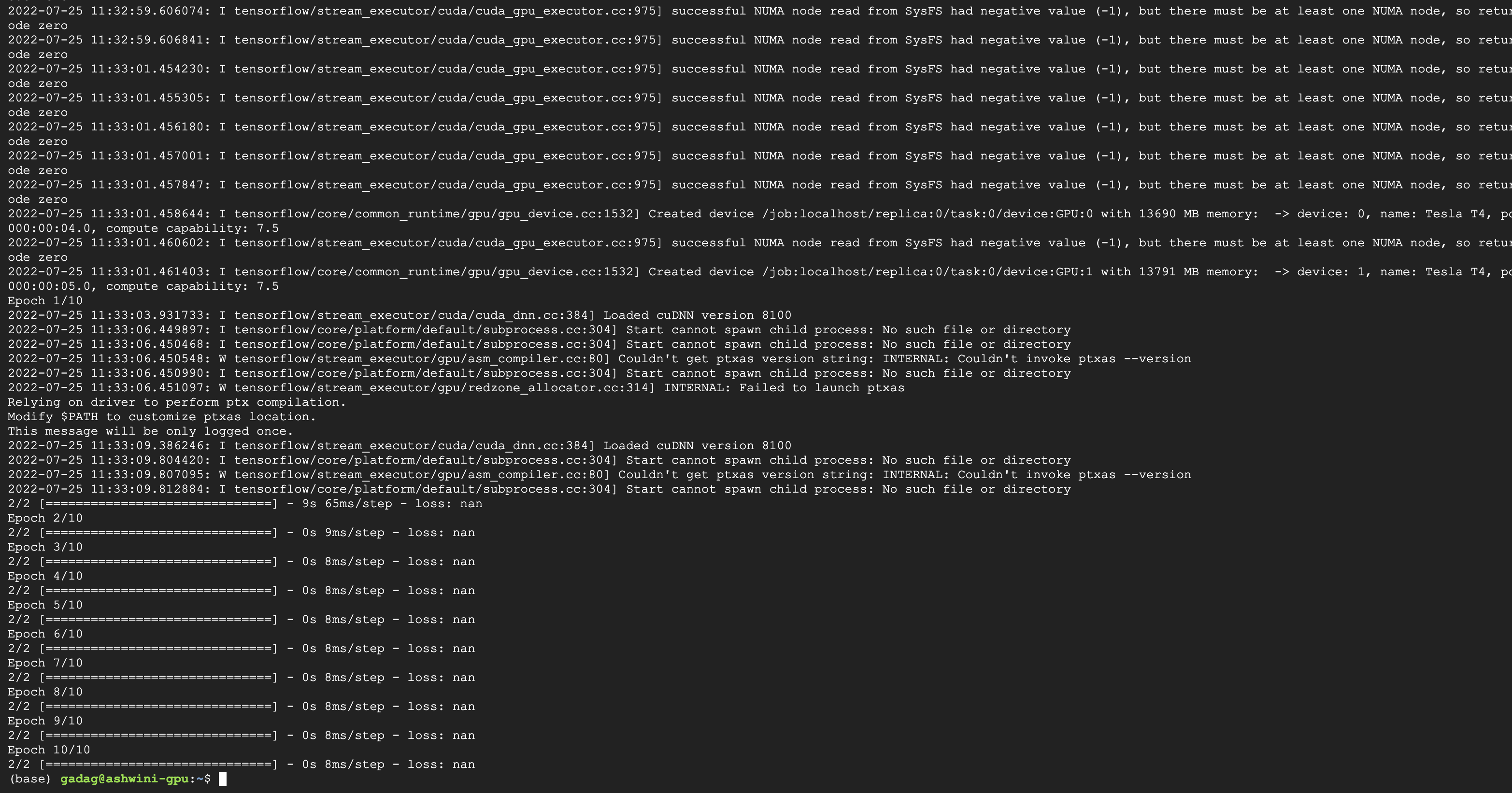 loss=nan issue in Tensorflow 2 · Issue #52053 · tensorflow/tensorflow ...