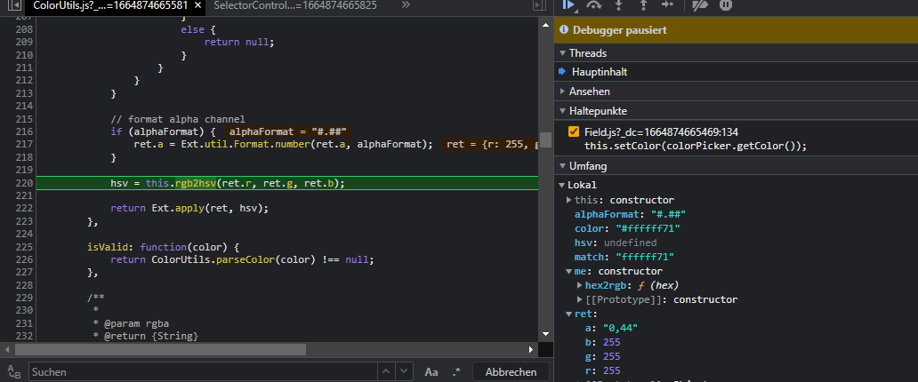 [Bug]: RGBA Color doesn't work if user language is german · Issue #13304 · pimcore/pimcore · GitHub