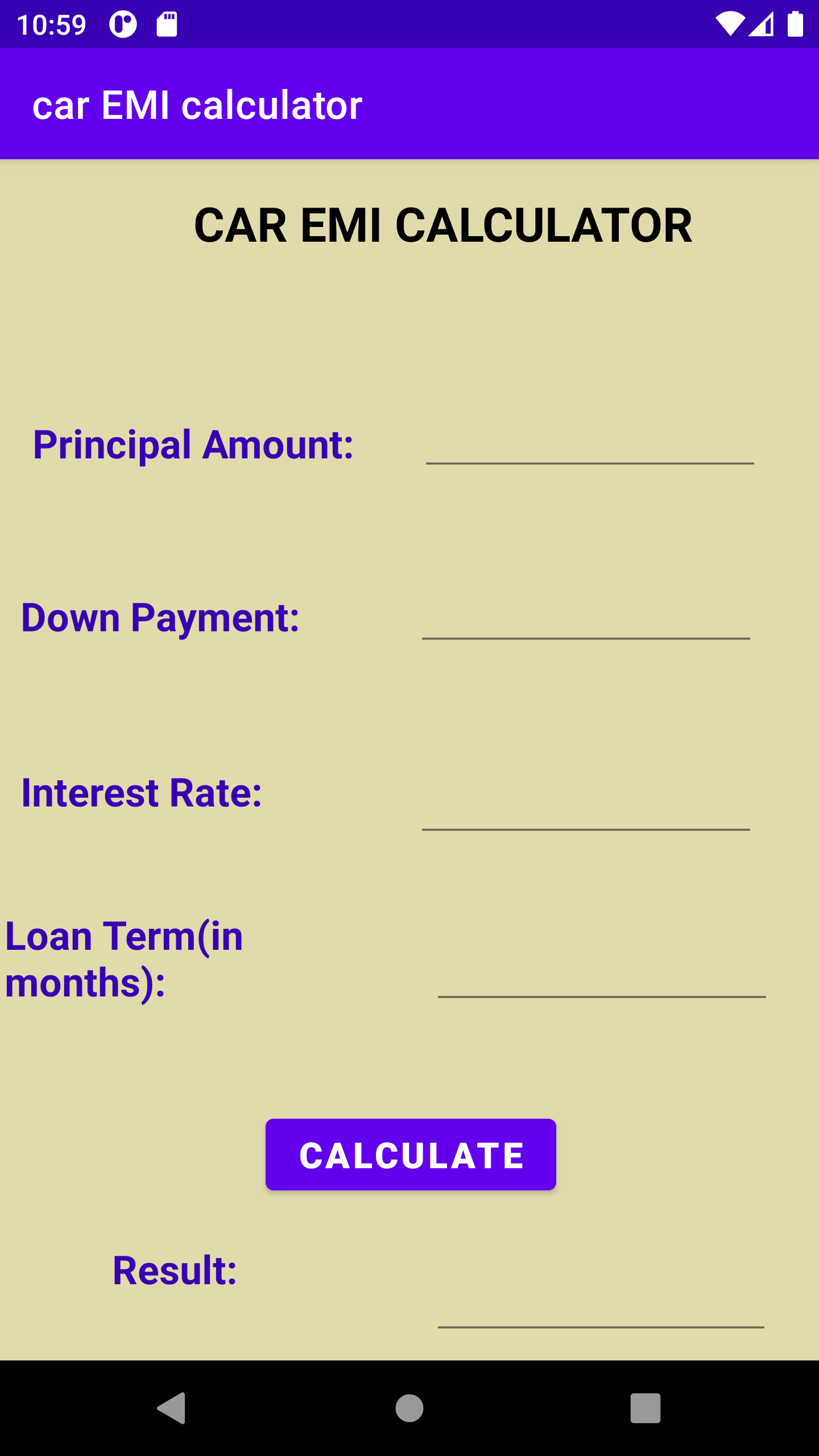 GitHub - Pratibha-Hosamani/Car-EMI-Calculator