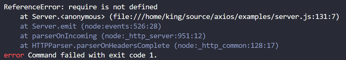 fix:require is not defined by 836334258 · Pull Request #5441 · axios/axios · GitHub
