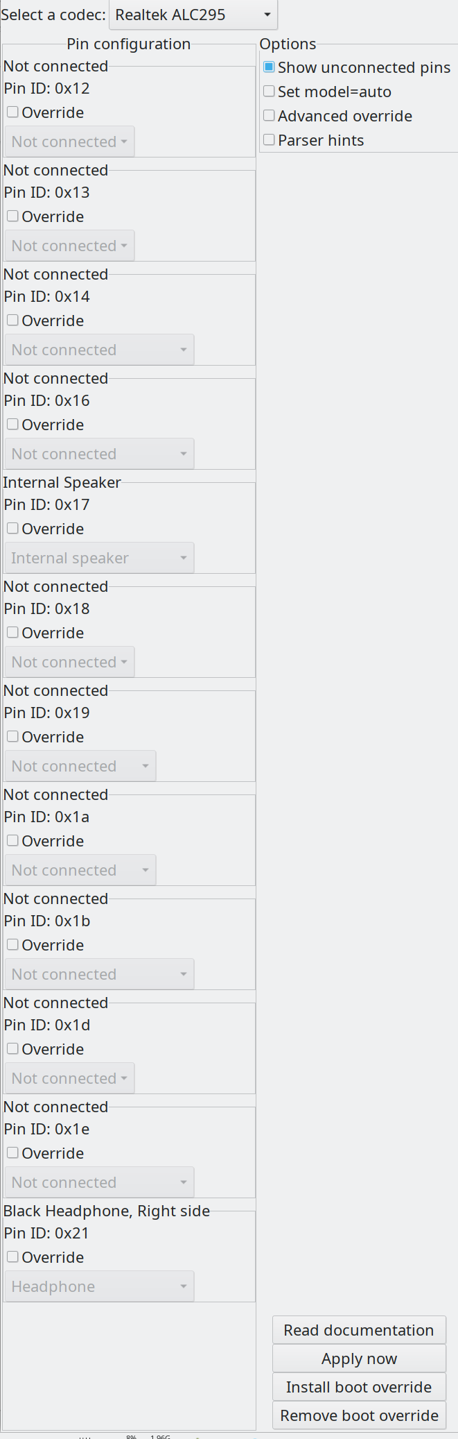 [BUG] Internal Speakers not working on Acer TravelMate P614 (Realtek ...