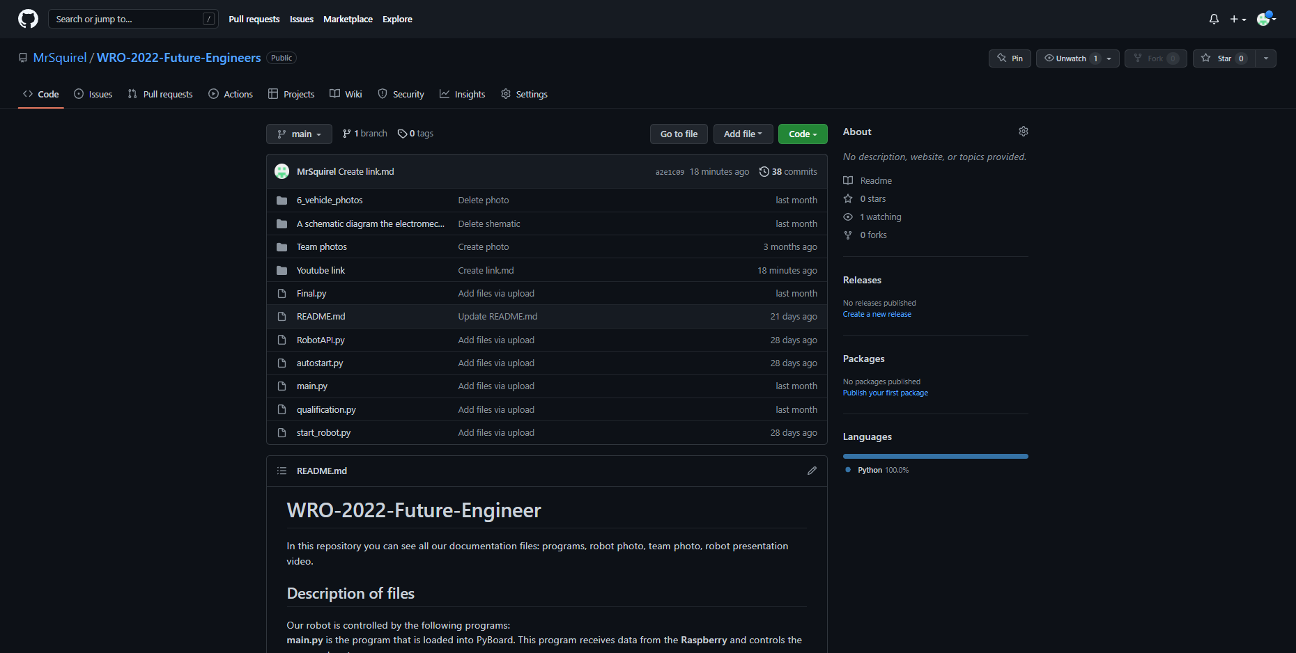 GitHub - MrSquirel/WRO-2022-Future-Engineers