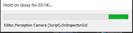 Editor Perception Camera (Script) STUCK · Issue #432 · Unity-Technologies/com.unity.perception ...