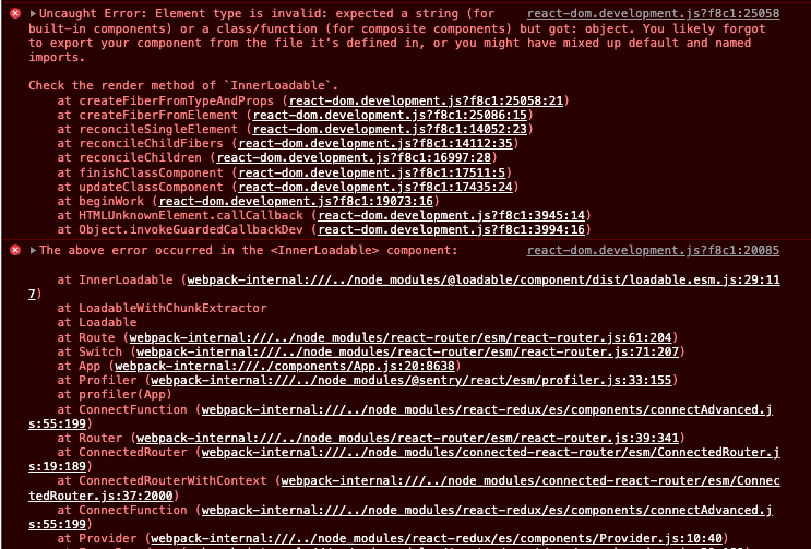 multiple import calls inside `loadable()` function are not supported · Issue #492 · gregberge ...