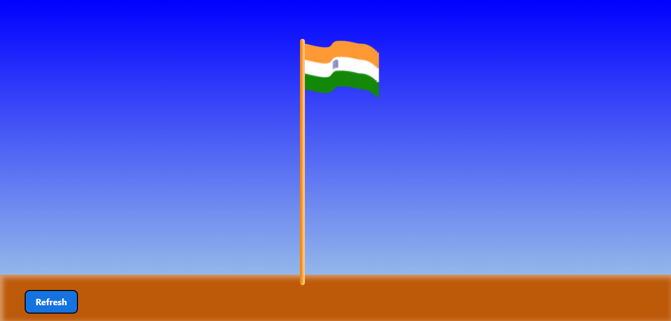 Github Chirag Talpada75th Independence Simple Hoist Flag Page Using Htmlcss And Vanila