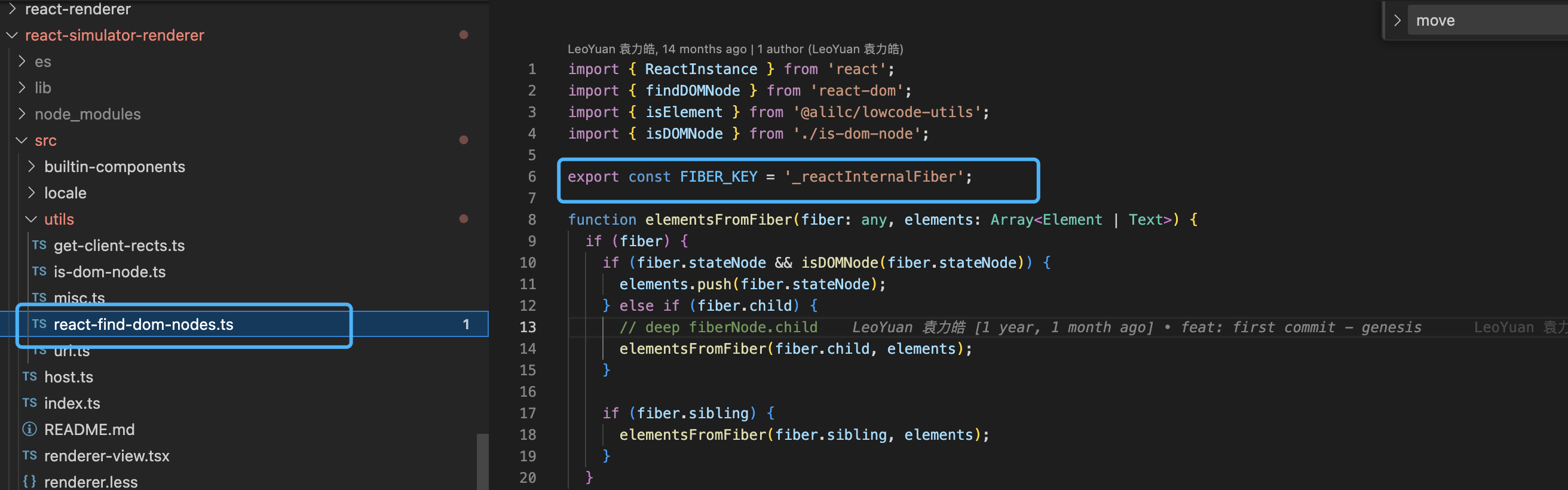 react-simulator-renderer中的FIBER_KEY没有做react17的兼容，导致大纲树交互有问题 · Issue #1728 · alibaba/lowcode ...