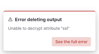 Fleet Server : "Error deleting output. Unable to decrypt attribute ssl" · Issue #147350 ...